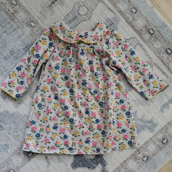 Baby Boden | Dresses | Baby Boden Girls Long Sleeve Floral Dress Sz62m ...